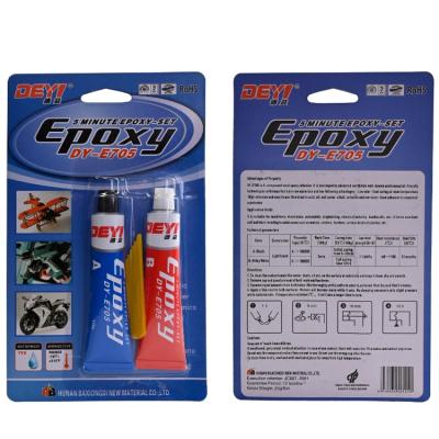 China DEYI High Strong Bonding Epoxy AB Glue with 16 MPa Shear Strength and 5 Minute Operation Time for Metal Bonding for sale