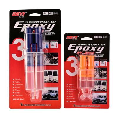 China High Temperature Resistant Clear Epoxy AB Glue with 12 Months Shelf Life for Strong Bonding for sale
