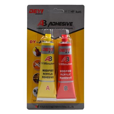 China DEYI J37 Modified Acrylic AB Glue for Repairing Daily Commodities with High Impact Resistance and Temperature Resistance (-60~+100°C) for sale