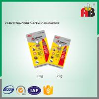 China High Strength Epoxy AB Glue with Shear Strength ≥20 Mpa and Quick 3-5 Minute Initial Curing for sale