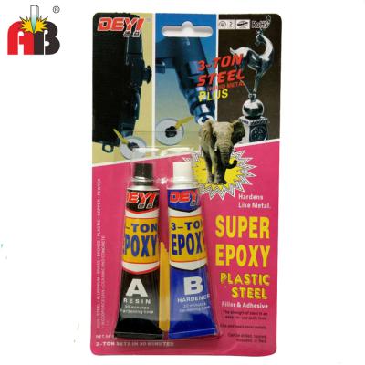 China Heat Resistant (-60 to +100°C) Epoxy AB Glue with Touch Dry in 30 Minutes and Full Cure in 24 Hours for sale