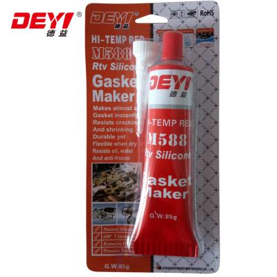 China High Temperature Resistant RTV Silicone Gasket Maker with Water Resistance and Blue Color for sale