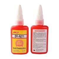 China DEYI N271 Red High Strength Screw Glue Anaenobic Adhesive Threadlocker for sale