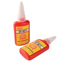 China DEYI N271 Red High Strength Screw Glue Anaenobic Adhesive Threadlocker for sale