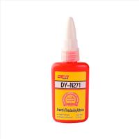 China DEYI N271 Red High Strength Screw Glue Anaenobic Adhesive Threadlocker for sale