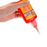 China DEYI N271 Red High Strength Screw Glue Anaenobic Adhesive Threadlocker for sale