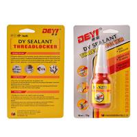 China DEYI N271 Red High Strength Screw Glue Anaenobic Adhesive Threadlocker for sale