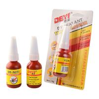 China DEYI N271 Red High Strength Screw Glue Anaenobic Adhesive Threadlocker for sale
