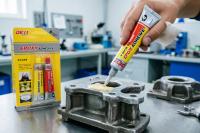 China Epoxy AB Glue two component adhesive designed to deliver strong durable bonds on metal plastic wood and ceramic surfaces for sale