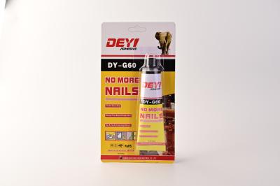 China Weather Resistant No More Nails Glue with High Bonding Strength and 20 Minute Working Time for Construction for sale