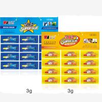 China 12pcs 3g 502 Super Glue Industrial Strength Adhesive Provides Durable and Strong Adhesion on Various Surfaces for sale