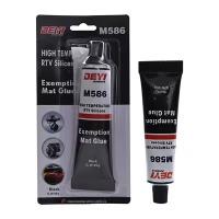 China DEYI M586 Industrial Hi-Temp RTV Gasket Maker | Black Oil Resistant Sealant for Engine & Pipe Joints Manufacturer for sale