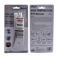 China Grey RTV Silicone Gasket Maker High Temp Sealant Adhesive 85g Tube For Automotive Metal Flange for sale
