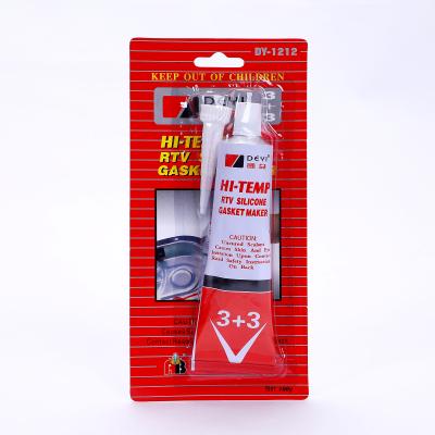 China High Temperature Red RTV Silicone Sealant Adhesive  Gasket Maker For Industrial Equipment for sale