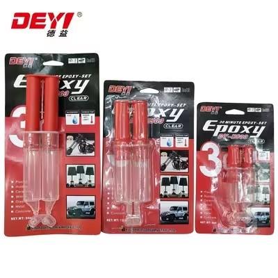 China 30-Min Fast Curing Clear Two-Part Epoxy Putty Resin Adhesive High Strength Non-Shrink For Construction Materials Repair for sale
