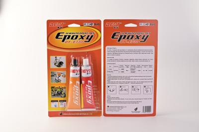 China 30-Min Fast Curing Black And White Epoxy AB Glue High Strength Waterproof Resin Adhesive For Metal And Plastic Repair for sale