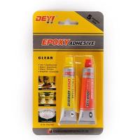China Quick-Set 5-Min Clear Epoxy AB Glue High Strength Adhesive 30-Min Fast Curing For Metal Industrial Repair And Precision Assembly for sale