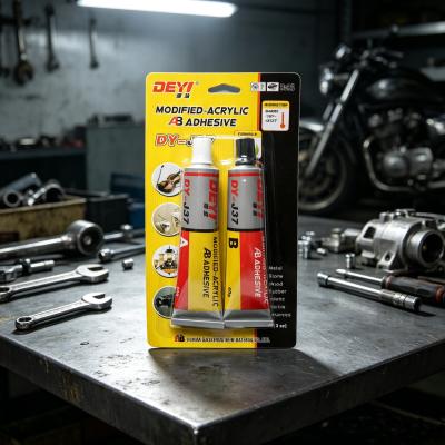 China DY-J37 Modified Acrylic Adhesive AB Adhesive with 1:1 Mixing 5-10 Minutes Initial Curing for sale