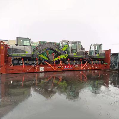 China 40FR 40OT Flat Rack Open Top Container Shipping China to Tunisia for Oversized Cargo for sale