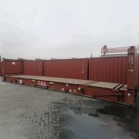 China 40FR 40OT Flat Rack Open Top Container Shipping China to Australia for Oversized Cargo for sale