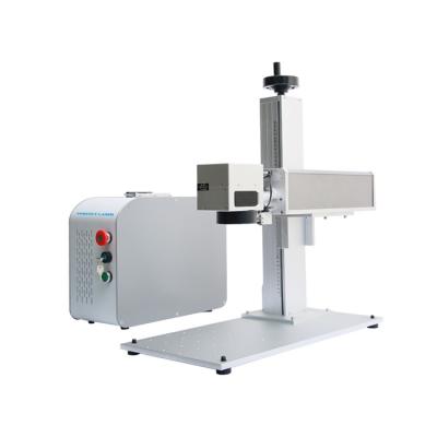 China Portable Metal Stainless Steel Fiber Laser Marking Machine Engraving 20W for sale