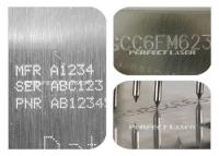 China PERFECT LASER Handheld Mini Metal Steel Aluminum Plate Brass Parts Nameplate VIN Number marking engraving machine for sale