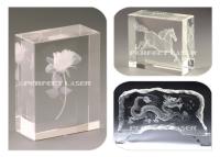 China Crystal Portraits 3D Laser Engraving Equipment High Speed Air Cooling Stable for sale