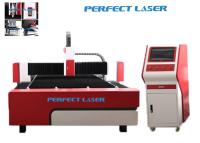 China Germany IPG Red Color Fiber Laser Cutting Machine , Precision metal laser cutter for sale
