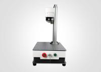 China Tabletop Mini Small Fiber Laser Marking Machine 20W 25W For Metal / Non Metal for sale