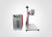 China 30W Tabletop Metal Red Fiber Laser Marking Machine Laser Engraver for sale
