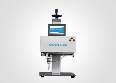 China Integrated Desktop Metal Dot Peen Pneumatic Marking Machine Smart Touch for sale
