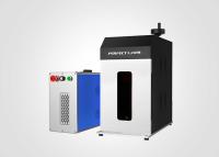 China Desktop Enclosed Hood Fiber Laser Marking Machine For Metal Jewelry Hardware for sale