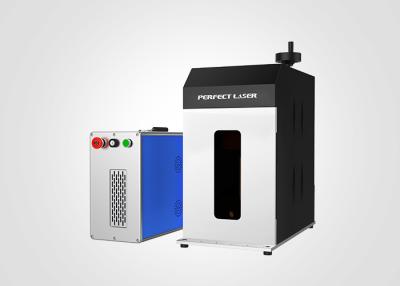 China Desktop Enclosed Hood Fiber Laser Marking Machine For Metal Jewelry Hardware for sale