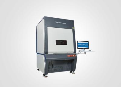 China LCD Control Automatic CCD Camera Fiber Laser Marker Machine For Aluminum Brass for sale