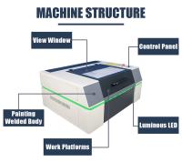 China Acrylic Advertising Small CO2 Laser Engraving Machine Water Cooling Type for sale