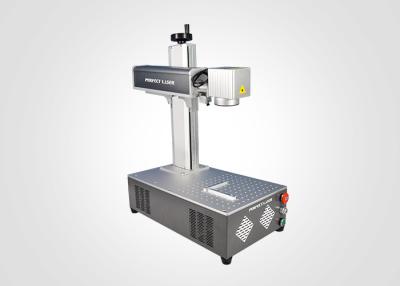 China Portable Laser Marking Equipment Air Cooling With Monitor Rotating Head for sale
