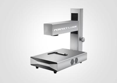 China 20W Portable Mini Folding Fiber Laser Engraver Marking Machine for sale