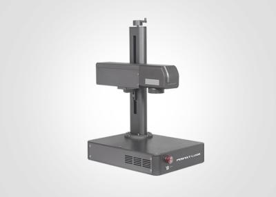 China 20W Desktop Fiber Laser Engraving Machine  Stainless Steel Plastic PVC Leather Wood for sale