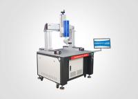 China 20w - 100W Desktop Fiber Laser Marking Machine Metal SS Iron Fiber Laser Engraver for sale