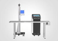 China Non Metal Flying Laser Marking Machine Co2 For Acrylic Wood Plastic Leather Jeans for sale