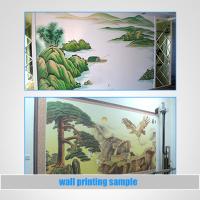 China High Speed UV Inkjet Floor Wall Printing Machine For Eco Friendly Art Culture School Living Room Office Printing for sale
