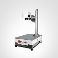 China Tabletop Mini Small Fiber Laser Marking Machine 20W 25W For Metal / Non Metal for sale