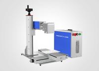 China 10W 30W 60W Fiber Laser Marker Machine 0.5mm Marking Depth For Plastic / Jewelry for sale