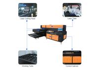 China 380V 50Hz 10A Laser Engraving Cutting Machine Cutting Accuracy 0.05mm For Leather Cloth for sale