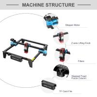 China Intelligent Automatic Portable Desktop 10W Small Laser Cutter Engraver for sale