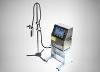 China White Industrial Inkjet Printer , Inkjet Coding Machine Touching Screen for sale