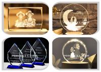 China 3D Subsurface Inside Glass Crystal Acrylic Laser Engraving Machine For Custom Images for sale