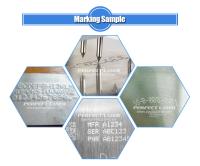 China Metal Signs Handheld Dot Peen Marking Machine For Engineering Machinery for sale