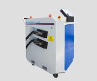 China Perfect Laser 1000W 1500W 2000W 3000W Handheld Double-head Metal Materials Carbon Steel Plates Fiber Laser Cleaning Machine for sale