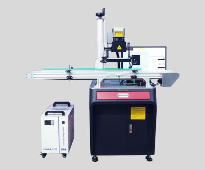 China CCD Camera Automatic Visual Positioning System Industrial UV Laser Marking Engraving Machine for sale